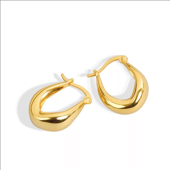 Boutique 9 | Jewelry | New Style Gold Color Circle Arc Earrings | Poshmark